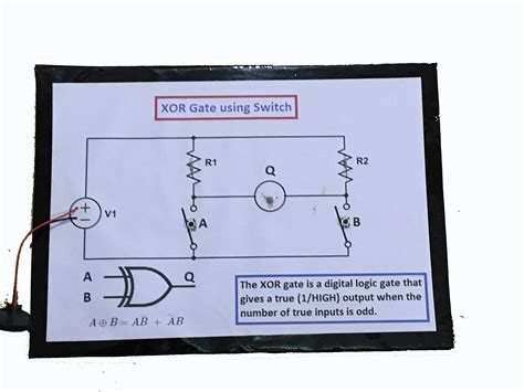 Buy Project Hub Xor Gate Using Switch Physics Ready To Use Project