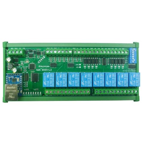 Etvod08 12v 8ch Pnp Di Digital Analog Ethernet Remote Io Modules