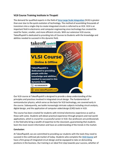 Ppt Vlsi Course Training Institute In Tirupati Powerpoint Presentation Id13809610