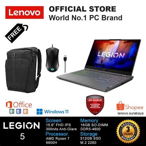 Jual Lenovo Gaming Legion Arh Id Grey R Shopee Indonesia