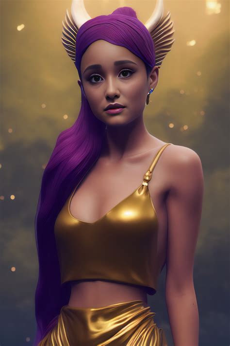 Artstation Portrait Of Ariana Grande Ai Generated