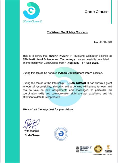 ruban kumar r on linkedin connections pythondevelopment internship