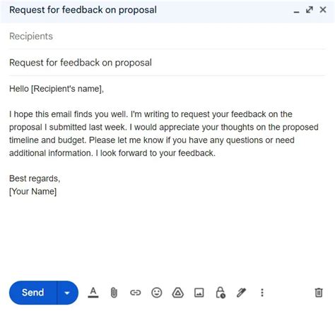 I Look Forward To Your Feedback Email Samples
