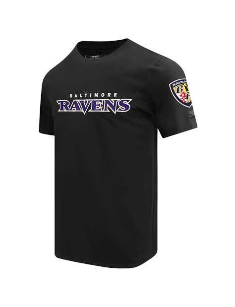 Baltimore Ravens Pro Standard Nfl Classic Chenille Flex T Shirt Blac