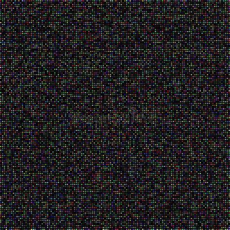 Geometric Shapes Like Circles Squares Triangles Rhombuses Rings On Black Background On A Matrix