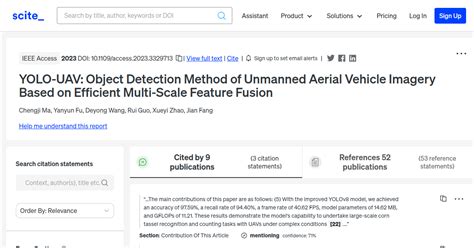 yolo uav object detection method of unmanned aerial vehicle imagery