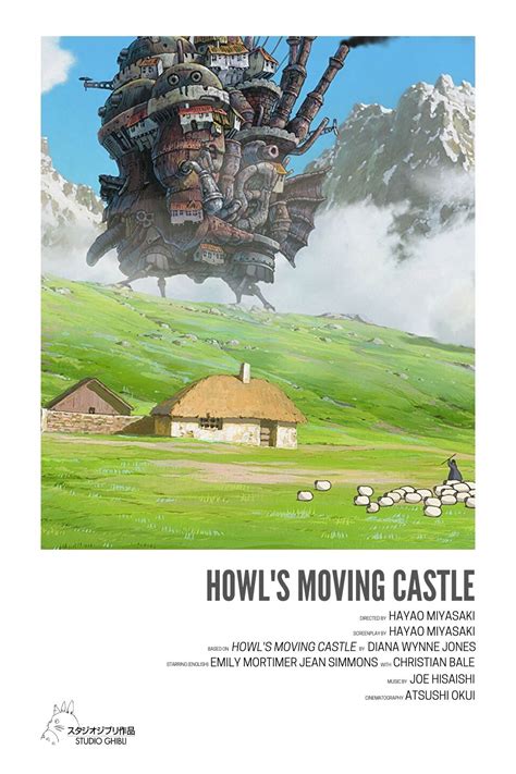 Alt Movie Poster Howls Moving Castle Movie Poster Wall Studio