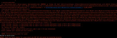 Pip3 Install Rasa MacOS Failed To Build Ujson Rasa Open Source