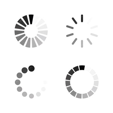 Premium Vector Super Set Different Load Icon Circle Website Buffer Loader Or Preloader
