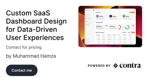 Custom Saas Dashboard Design For Data Driven User Experiences By Muhammad Hamza