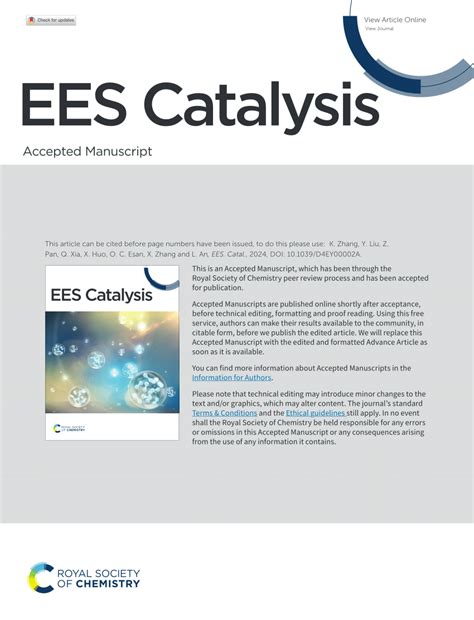 Pdf Cu Based Catalysts For Electrocatalytic Nitrate Reduction To Ammonia Fundamentals And