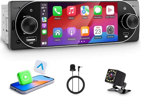 Single Din Radio With Backup Camera External Mic Single Din