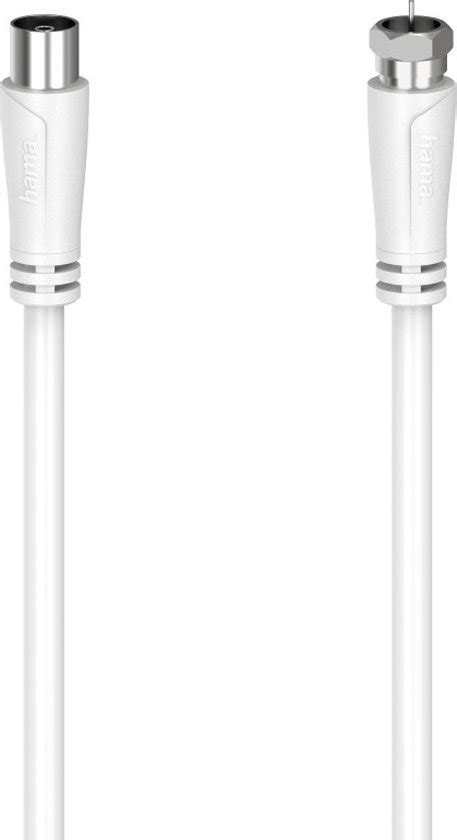 Hama Sat Aansluitkabel F Connector Coax Koppeling 3 0 M 90 Db Bol