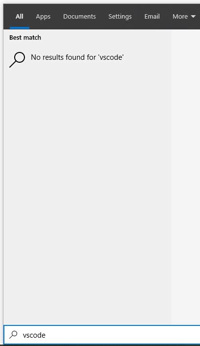 Are There Any Way I Could Register Vscode On Windows Search Issue Microsoft Vscode