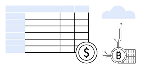 디지털 암호화폐와 전통적인 법정화폐 비교를 기술에 영감을 받은 그래픽으로 표현 개념에 대한 스톡 벡터 아트 및 기타 이미지 개념 개념과 주제 교육 Istock