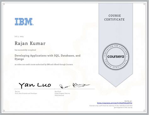 Completed Django For Web Application Development Course Rajan Kumar