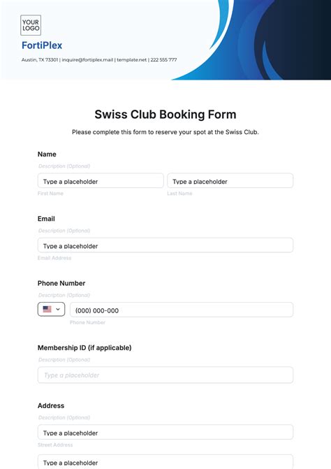 Free Vehicle Booking Form Template To Edit Online