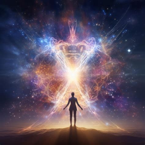 Premium Photo Captivating Aura Embracing The Cosmic Vibration In An Enigmatic Universe