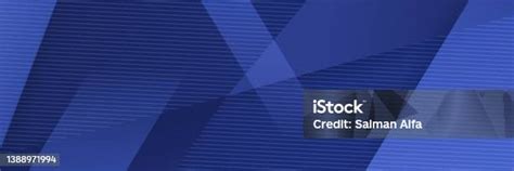 추상적인 파란색 와이드 배너 디자인 배경을 표시합니다 짙은 파란색 기하학적 배경을 가진 추상 배너 디자인 벡터 일러스트레이션 기하 도형에 대한 스톡 벡터 아트 및 기타