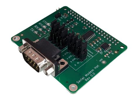 Pi Serial Modem Hat Rs232 9 Pin Byte 2 Bot