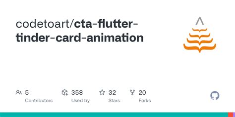 Github Codetoartcta Flutter Tinder Card Animation