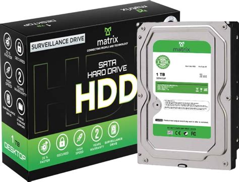 Matrix Hard Drive 1 Tb 1 Tb All In One Pcs Multicolor Sata Internal