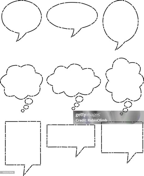 Doodle Speech Bubbles High Res Vector Graphic Getty Images