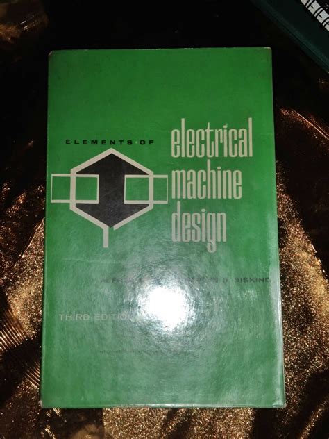 Electrical Machine Design Book Hobbies And Toys Books And Magazines