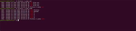 History Command In Linux Dataflair