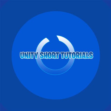 Unity Short Tutorials Youtube