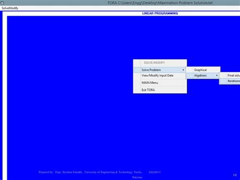 Tora 2 Phase Itteration Simplex Method Pdf