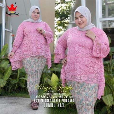 Kebaya Modern Lengan Pendek Untuk Orang Gemuk