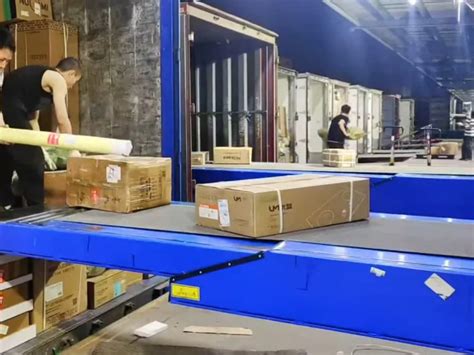 Ft And Ft Containers Loading And Unloading Conveyor Inbelts