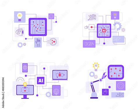 Smart Robotics With Artificial Intelligence Ai Powered Search Machine Learning Digital