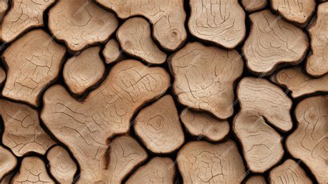 Premium Ai Image Seamless And Repeatable Pattern Of Tree Bark