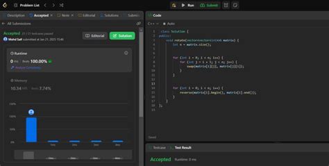 100daysofcode Leetcode 100daysofcode Programming Codingchallenge C Mohd Saif