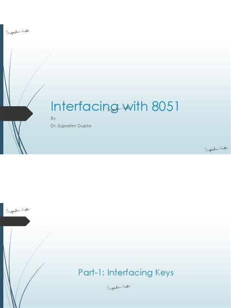 interfacing keyboards adcs dacs and displays with the 8051