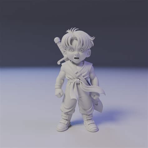 🧒 Chibi Trunks・ 3d File For 3d Printing・cults