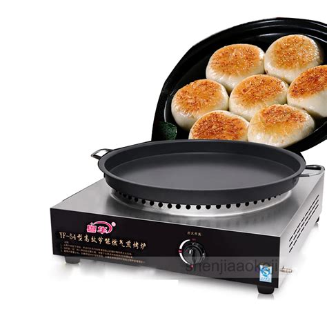 1 개몫 Yf 54 프라이팬 팬 가스 튀김 만두 팬케이크 팬케이크 기계 액화 석유 가스 베이킹 오븐크레이프 메이커 Aliexpress