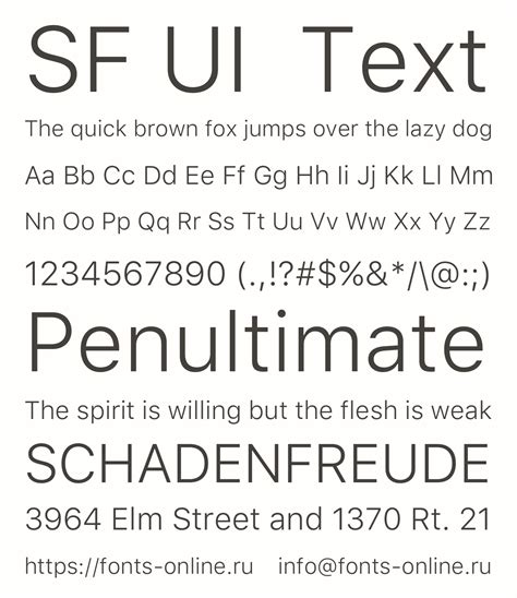 Sf Ui Text Font