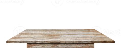 Empty Wooden Table Top Isolated 10870523 Png