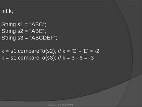 Strings Класс String в Java презентация доклад проект скачать