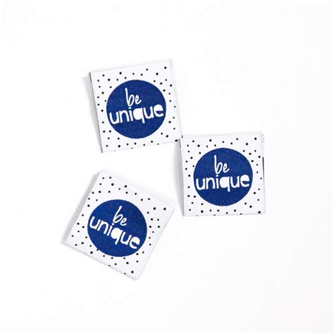 1 Woven Label Be Unique Ba Binaa Patterns