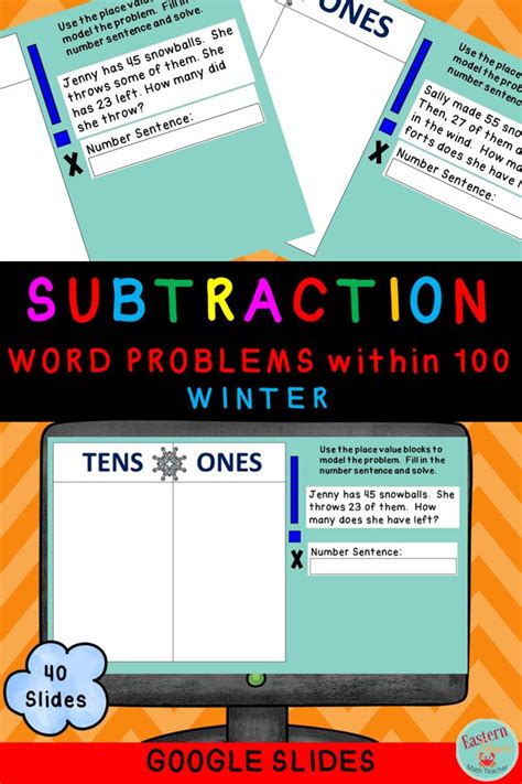 2 Digit Subtraction Without Regrouping Word Problems And 20 With Regrouping Word Problems