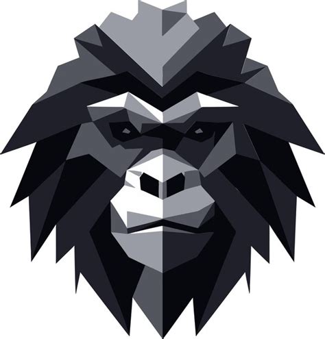 Cara De Babuino Realeza Diseño De La Tribu Babuino Vector Premium