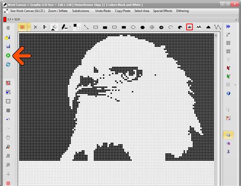 Example Of How To Convert A Graphic To A Data Array Bitmap2LCD