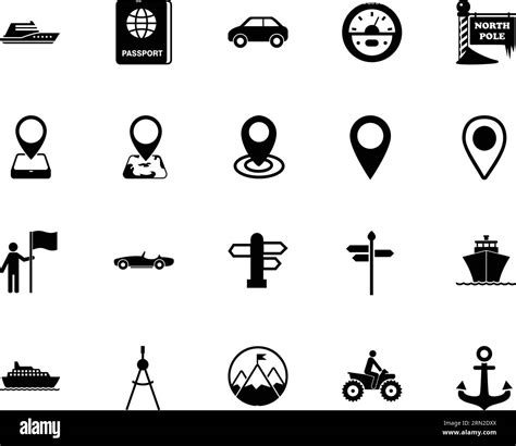 Trip Icon Set Stock Vector Image And Art Alamy