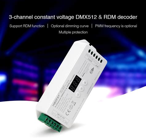 DMX512 3 Channel Constant Voltage Decoder Linear Lux