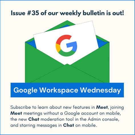 Google Workspace Wednesday Issue 35 Cumulus Global