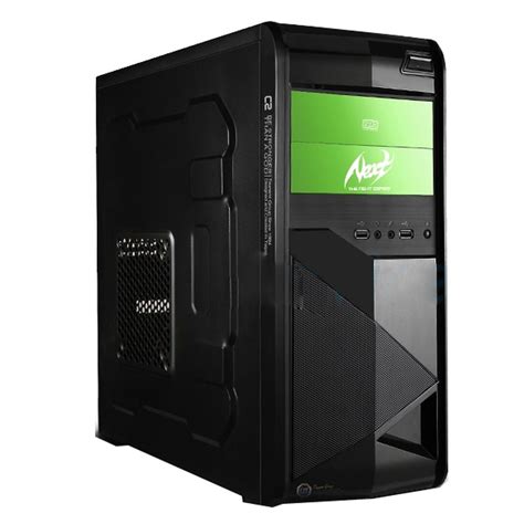 Tsunami Computer Case Np Next Series C2 Black Green Shopee Thailand